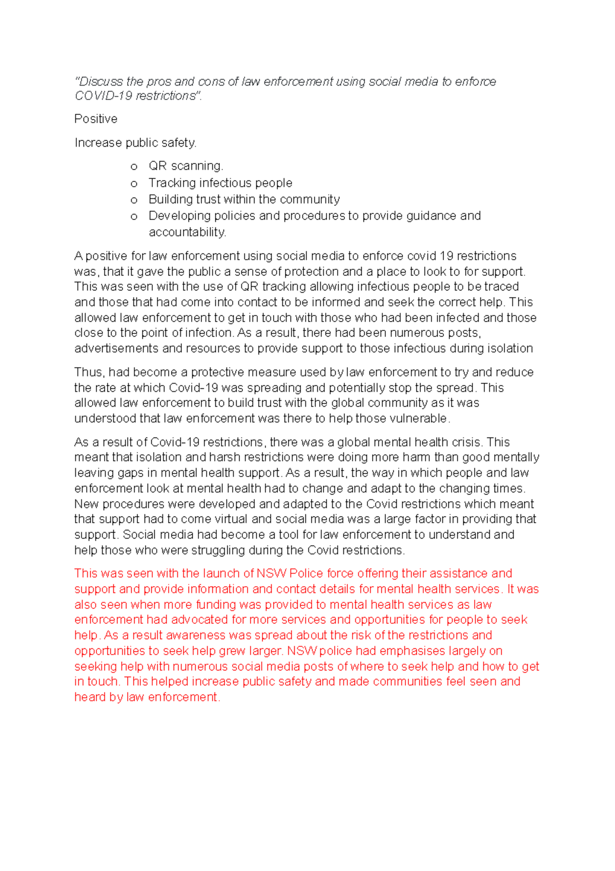 Presentation Script (how social media helps law enforcement enforce ...