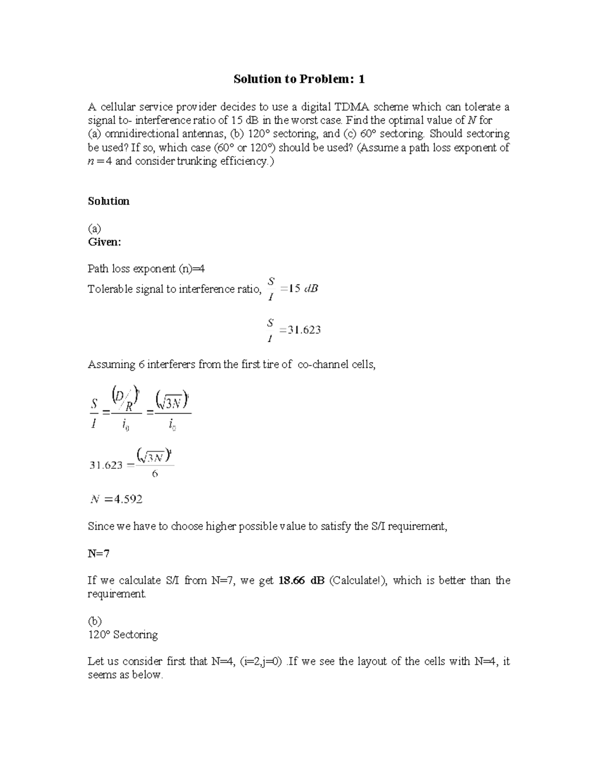 Solution to Lecture 8: TDMA Optimal N Value Analysis - Studocu