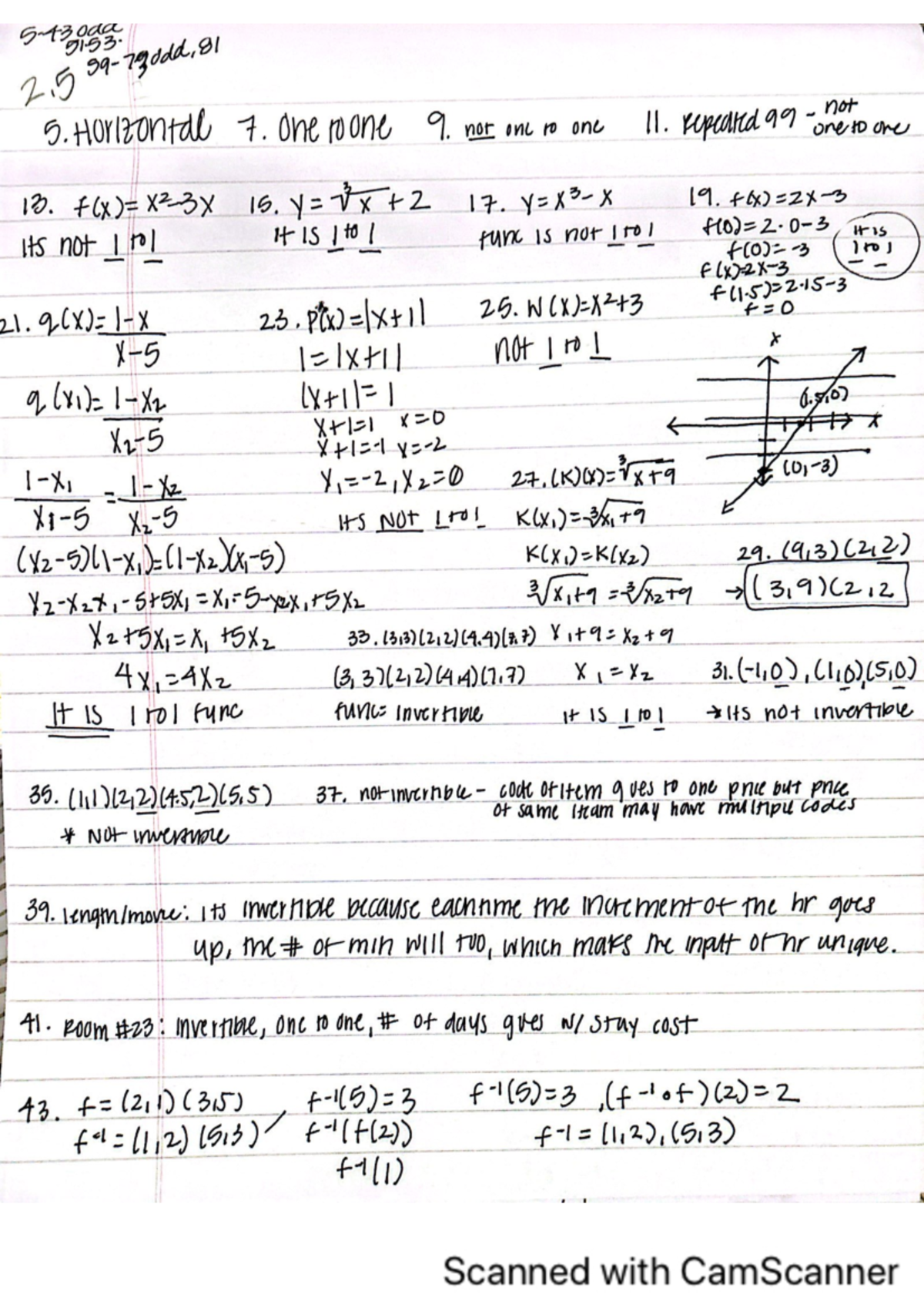 Math Concepts and Functions Review for Course 2 - Studocu