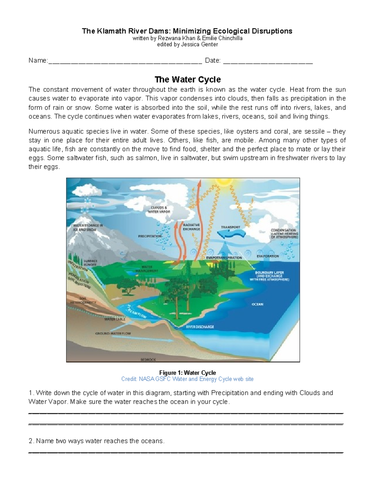 Klamath River Dams Case Study: Ecological Impacts and Solutions - Studocu