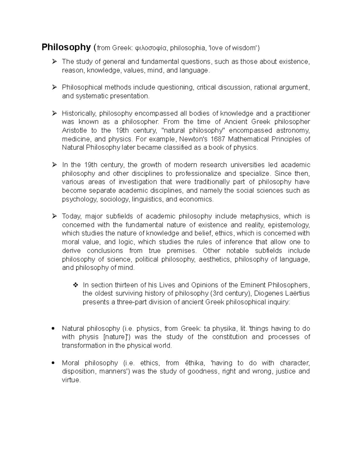 Philosophy- Three Eras of Western Philosophy- Epistemology - Philosophy ...