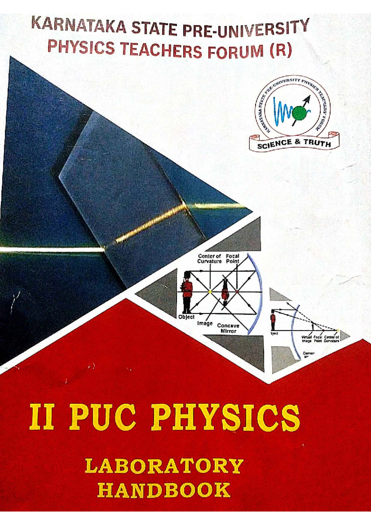 KSPUPTF II PUC Physics laboratory handbook: Experiments and guidelines ...
