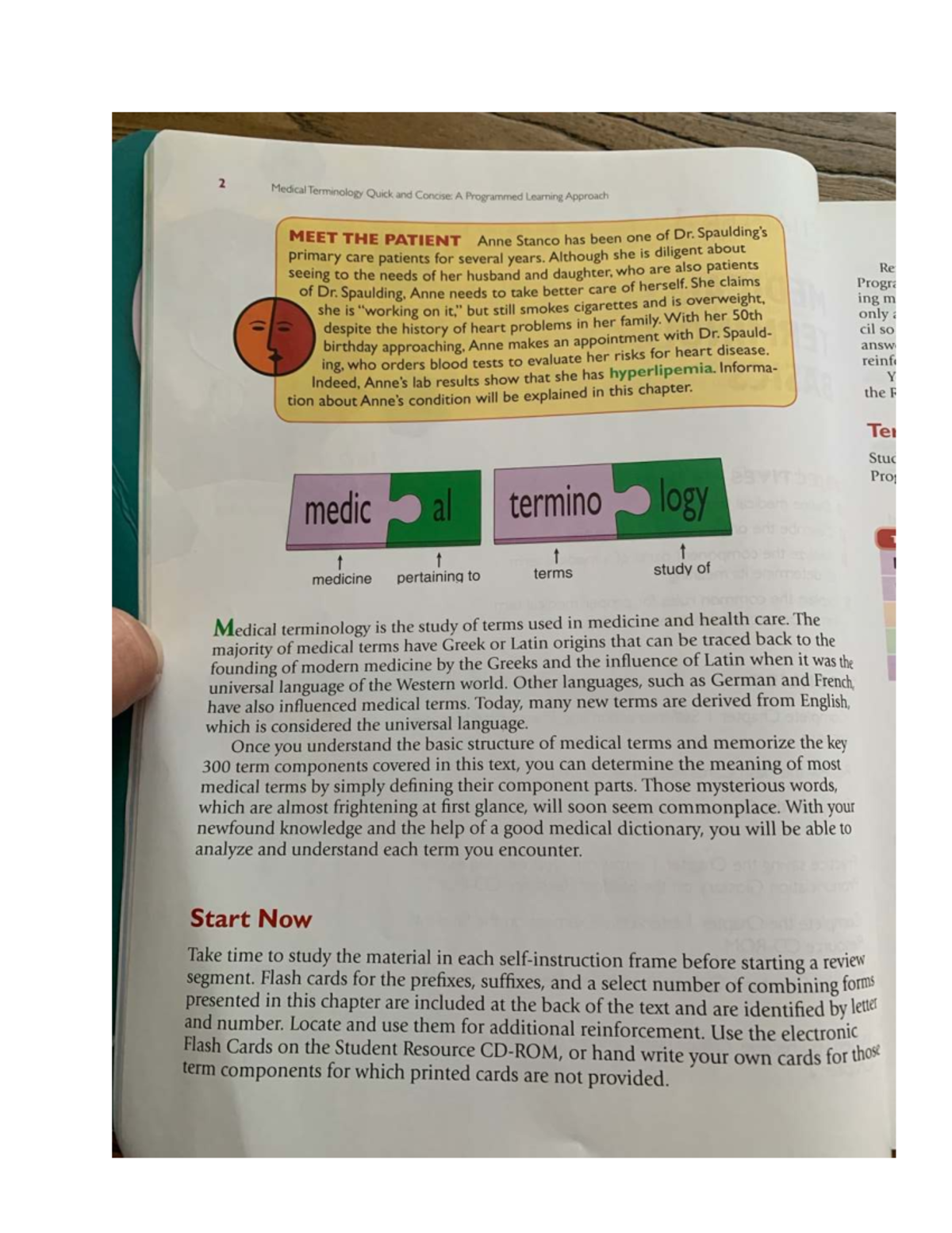 1F03 - Medical Terminology Basics: A Programmed Learning Approach - Studocu