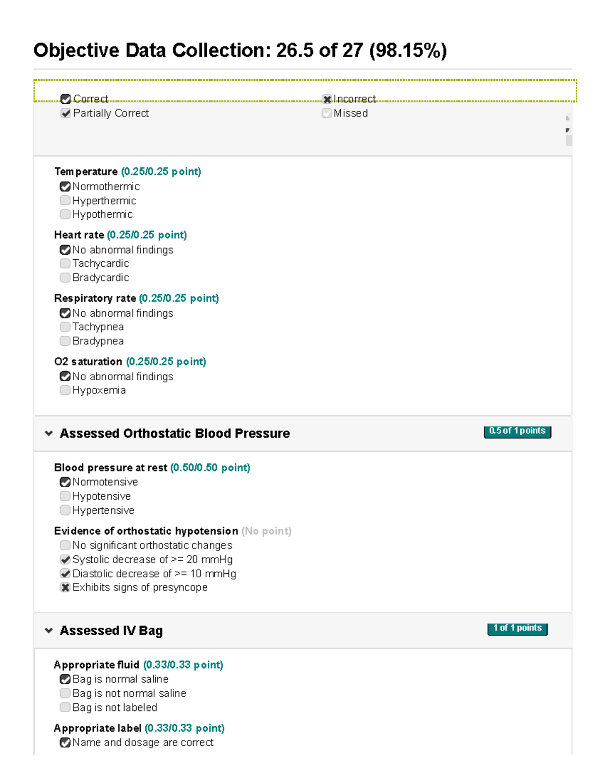 Objective Data Collection: Nursing Assessment Findings for RN 101 - Studocu