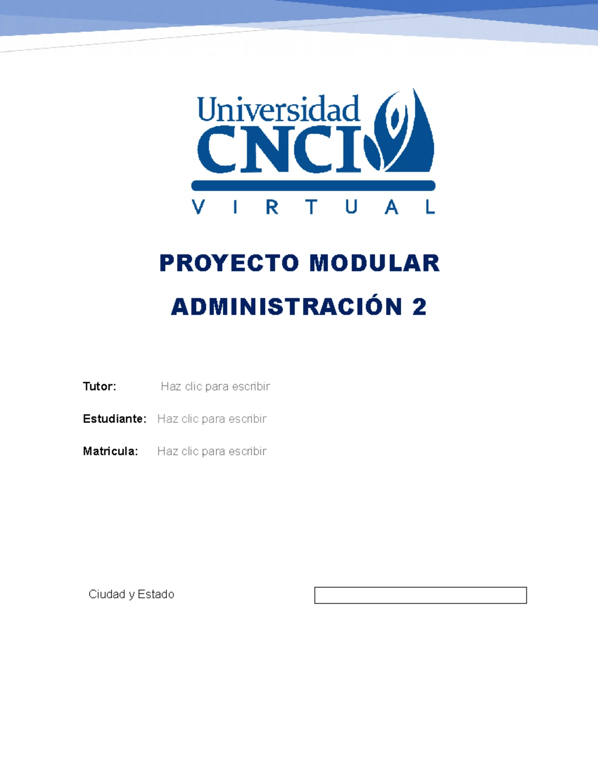 Proyecto Modular DE Administracion DE Ventas - Proyecto Modular de ...