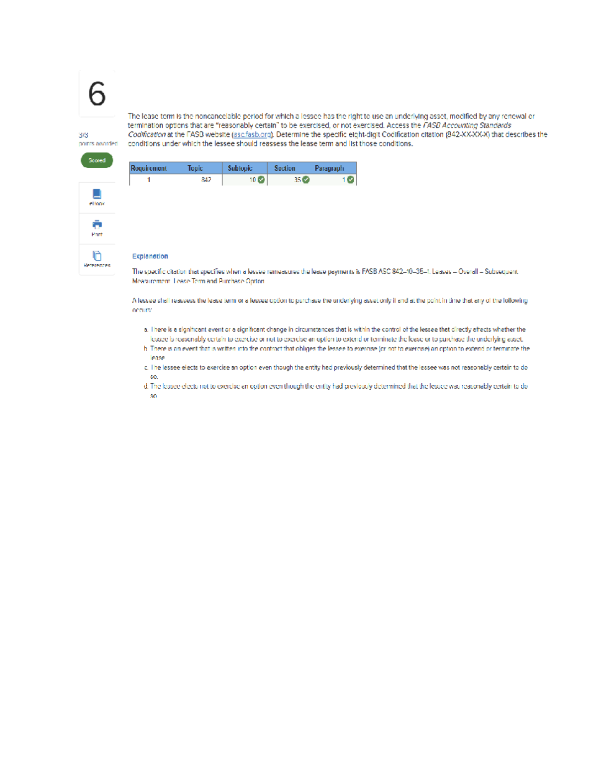 ACC 610 McGraw Hill Quiz 6: Lease Term Reassessment Conditions - Studocu