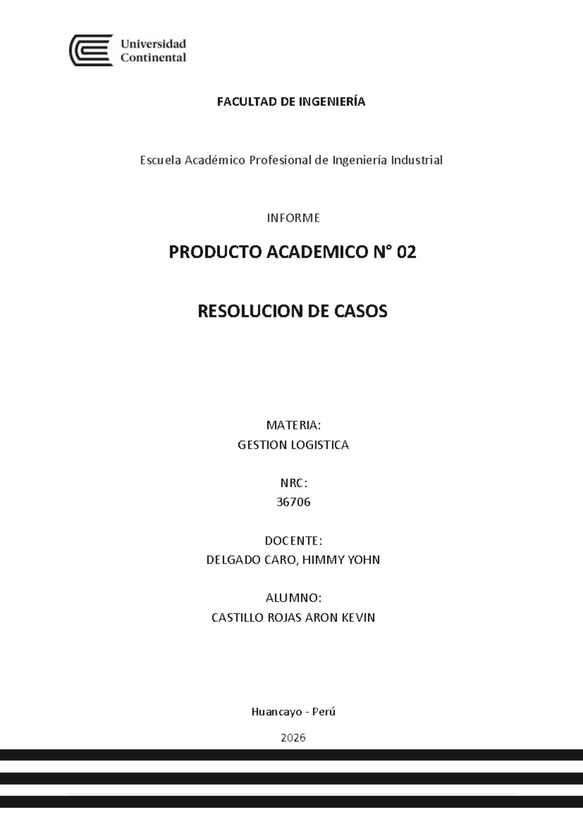 PA02 Informe Académico: Gestión Logística y Estructura de Almacenes ...