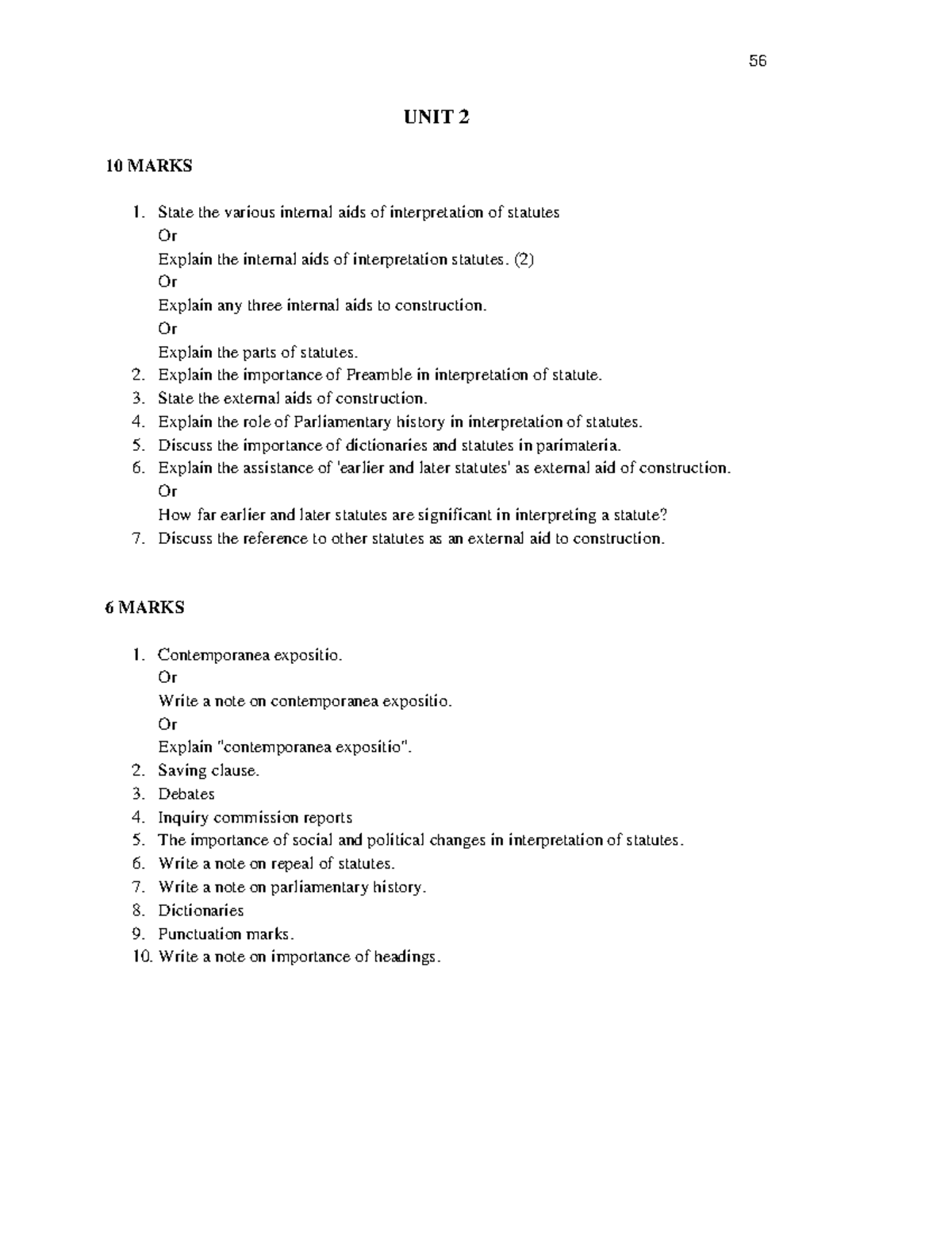 IOS UNIT 2 - Internal and External Aids in Statutory Interpretation ...