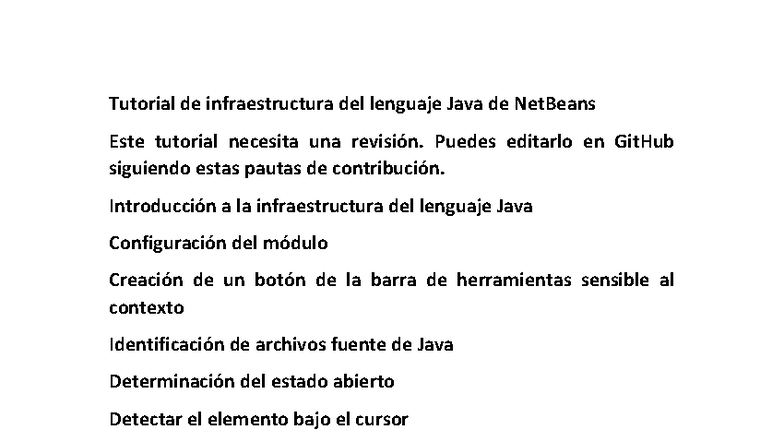 Tutorial de Infraestructura Java en NetBeans: Guía Completa - Studocu