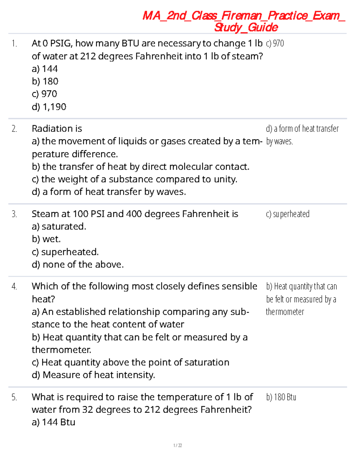 MA_2nd_Class_Fireman_Practice_Exam_Study_Guide - Studocu