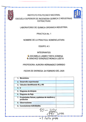 Bitácora práctica 3 - Bitacora de laboratorio de quimica pracica 1 ...