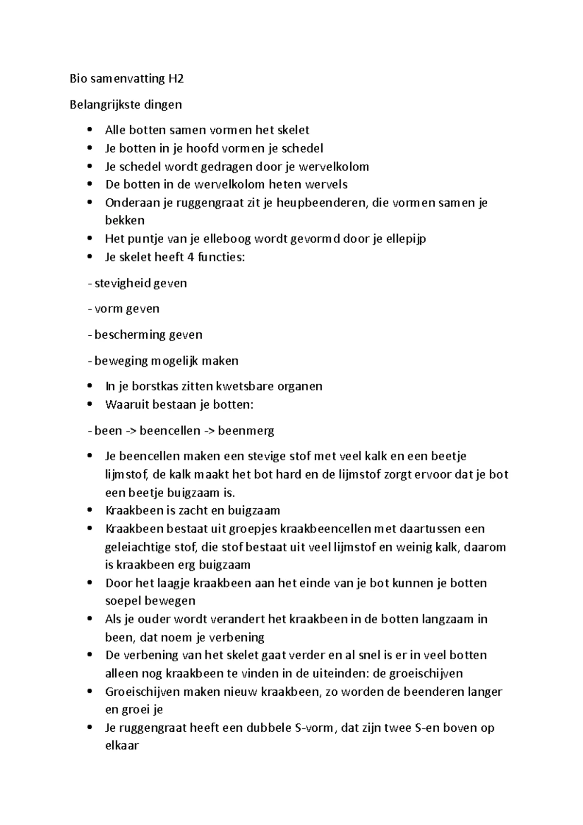 Biologie voor jou hoofdstuk 3, 1 vwo - BASISSTOF thema 3 Organen en ...