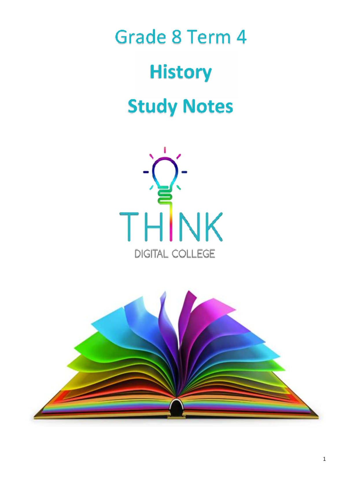 Grade 8 History Term 4 Study Notes: Causes & Effects of WWI - Studocu