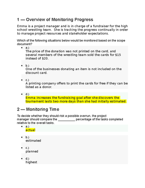 [Solved] The project must have a beginning and an end The project should - Project Management ...