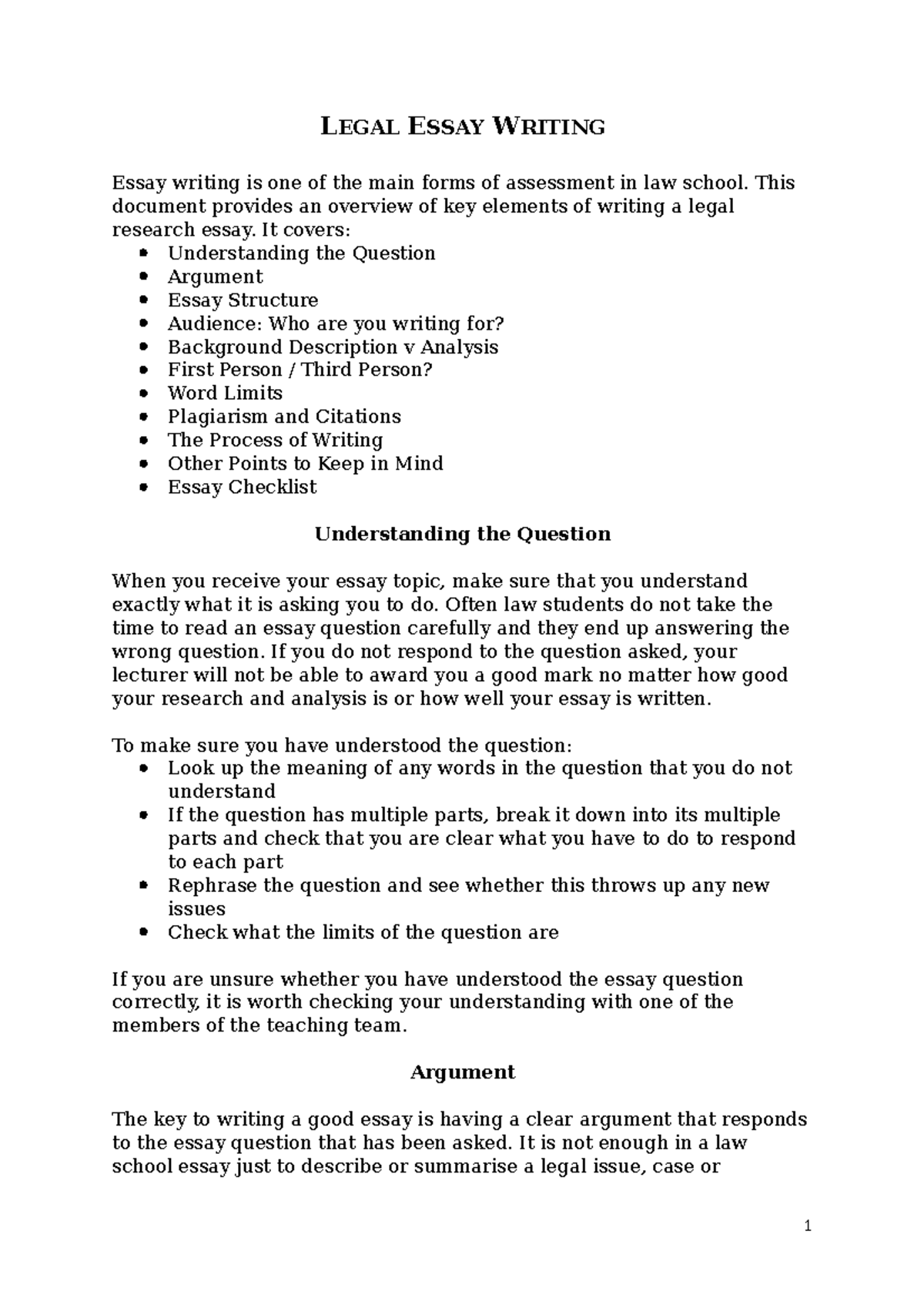 Paragraph Law MPT Formats: Attack Outlines For Each Type Of MPT