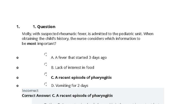 PEDS 50-Question Exam Review: Key Concepts & Answers - Studocu