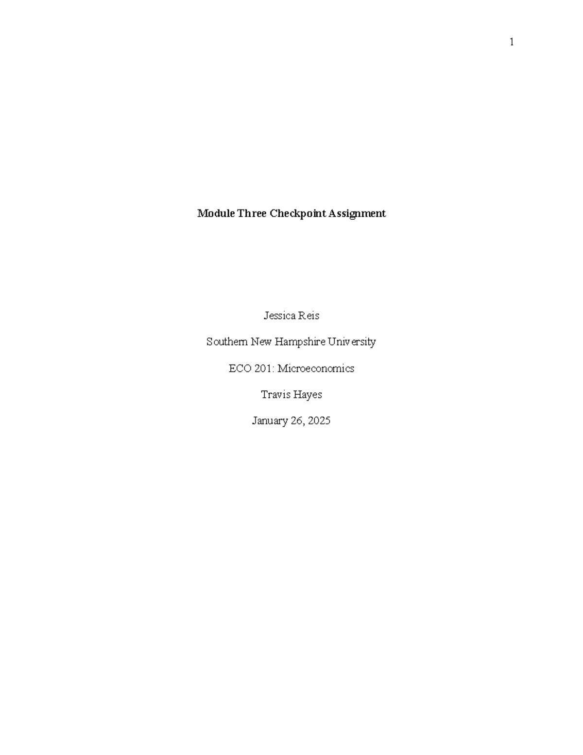 ECO 201 Module Three Supply and Demand Analysis: Texas Roadhouse - Studocu