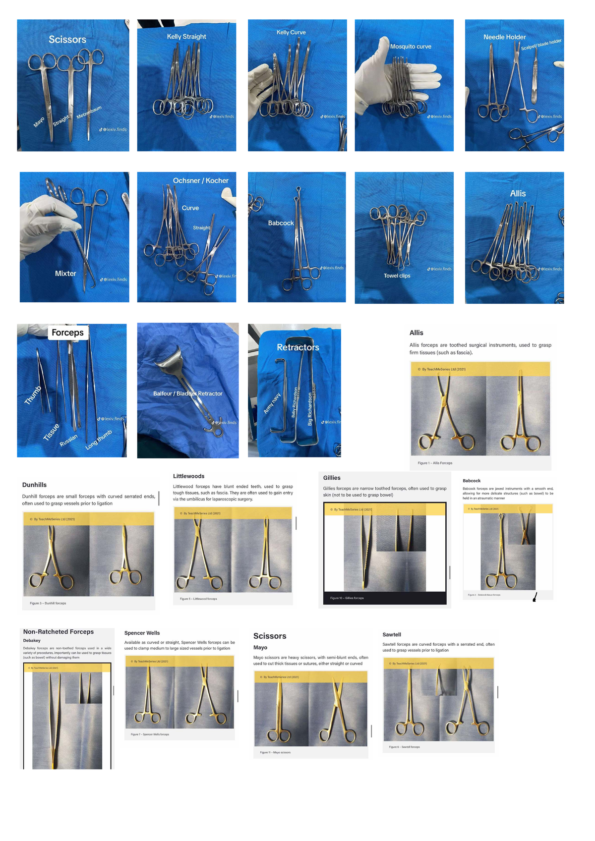 Surgical Instruments Overview: Forceps, Scissors, and Retractors - Studocu