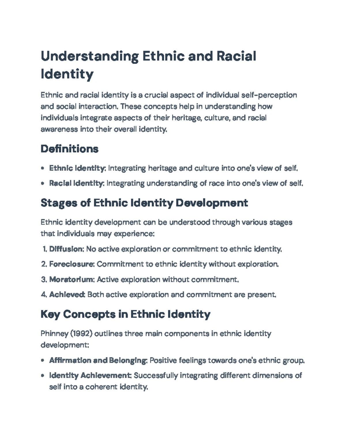 Understanding Ethnic and Racial Identity: A Comprehensive Guide ...