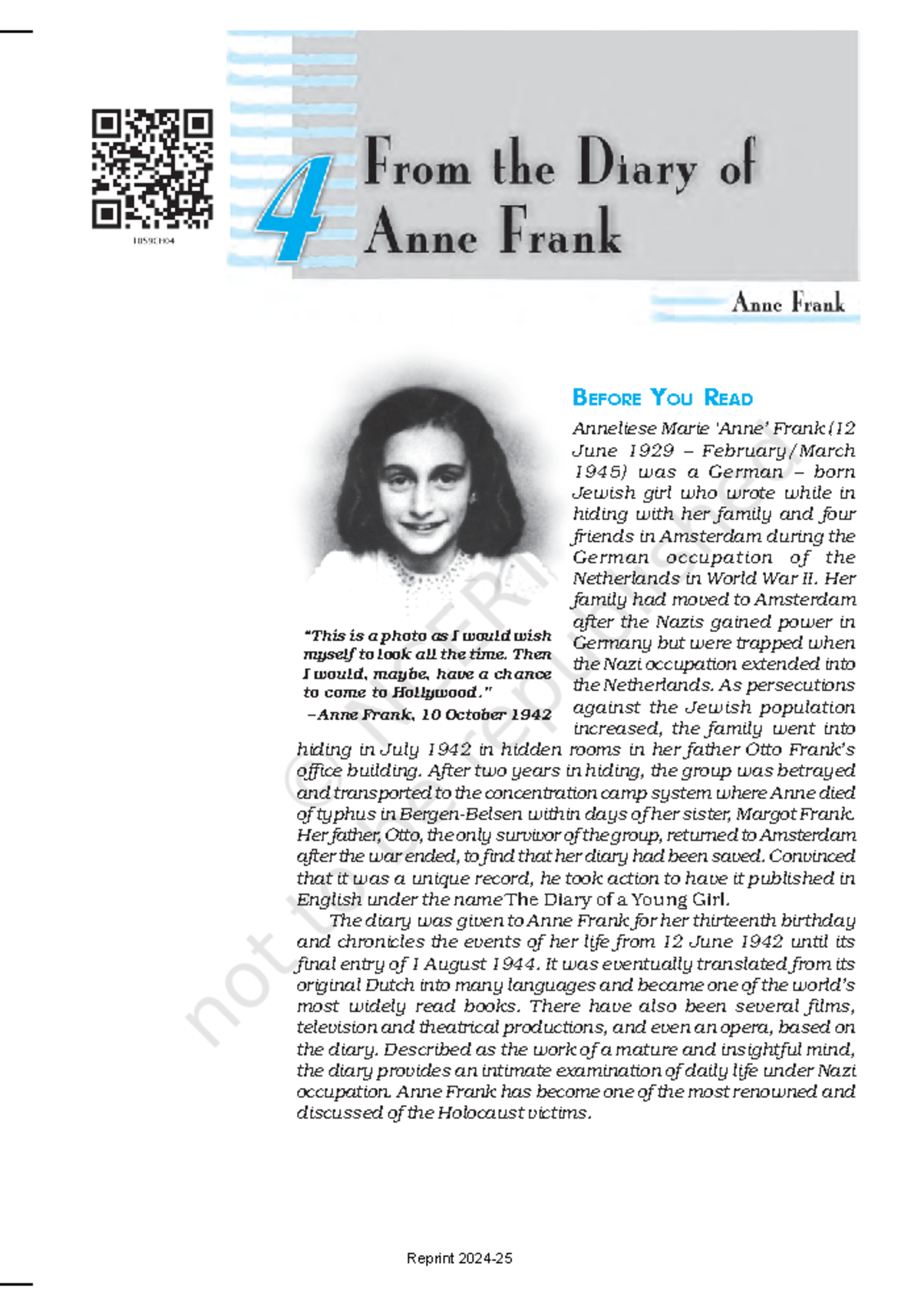 "Jeff104 - English Notes: Exploring Anne Frank's Diary and Its Impact ...