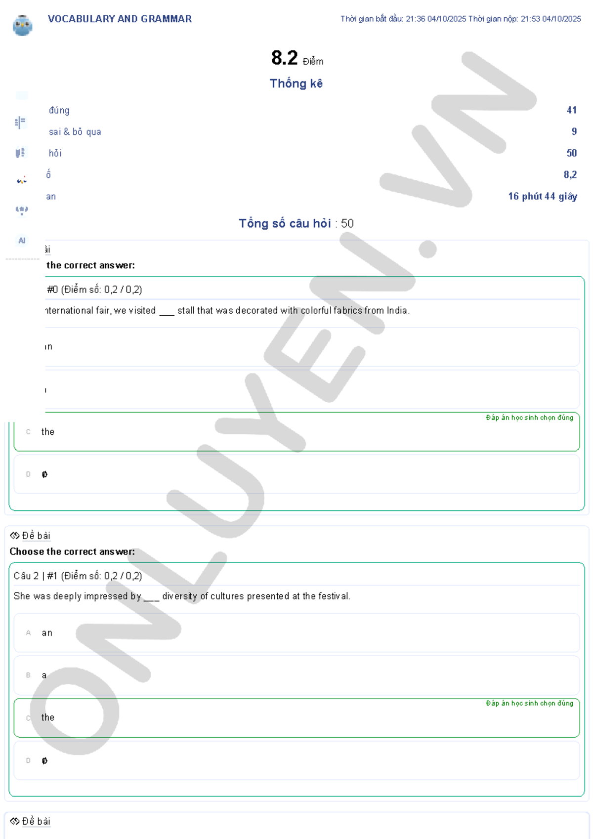 UNIT 2: VOCAB & GRAMMAR EXERCISES - Studocu