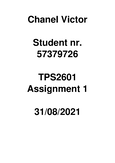 Tps2601 - Unisa - Teaching practical 1 - Studocu
