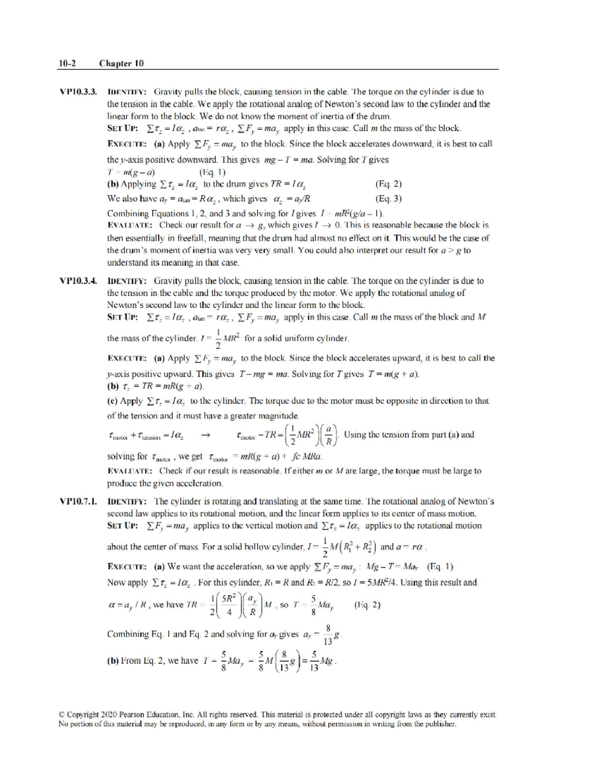Chapter 10 Solutions for VP10: Torque and Tension Analysis - Studocu