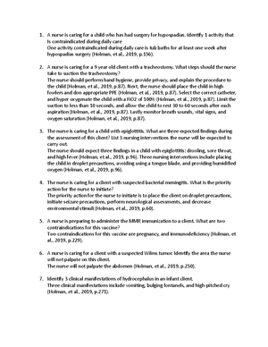 AACN Essentials Summary Paper - These classes broadened my ...