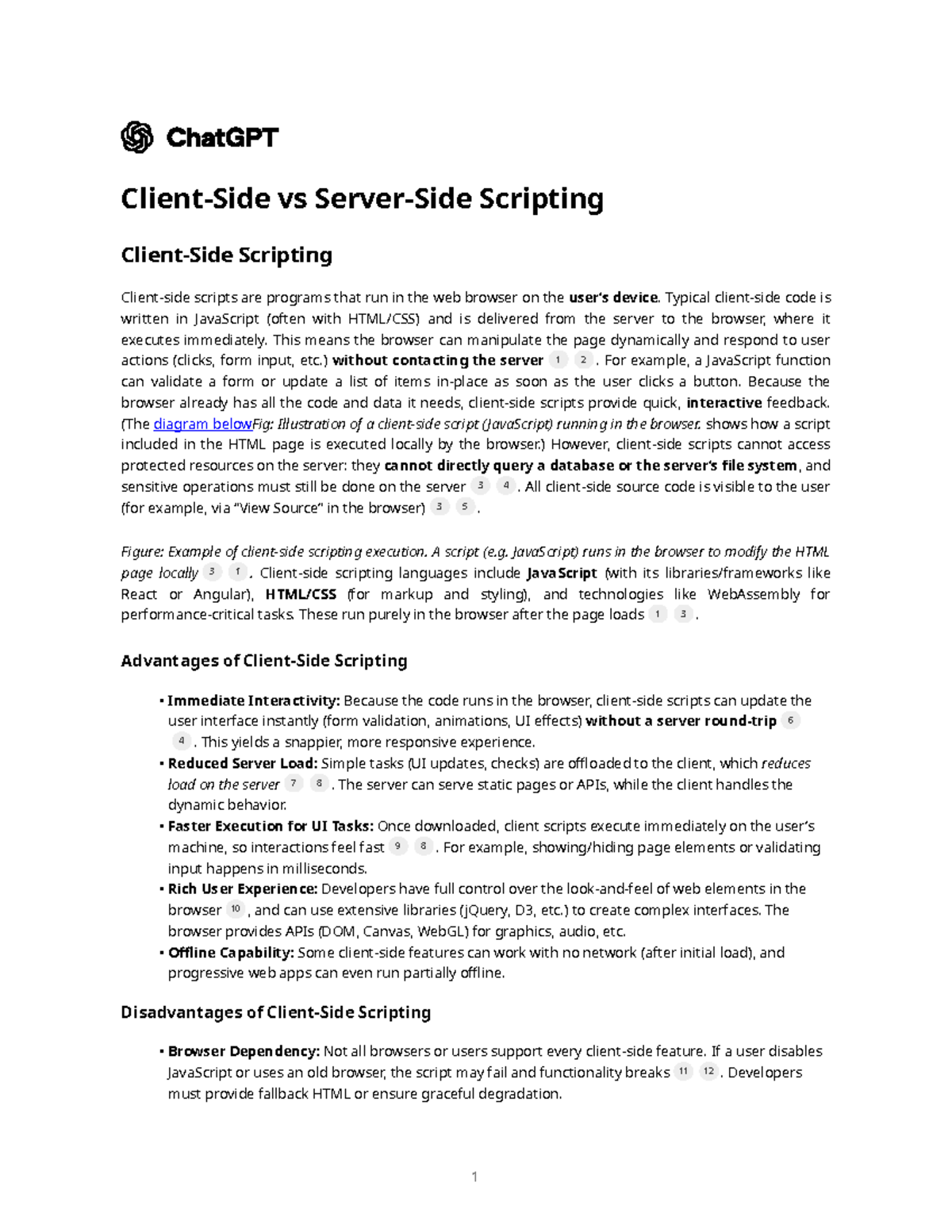 Client-Side vs Server-Side Scripting: Key Differences Explained - Studocu