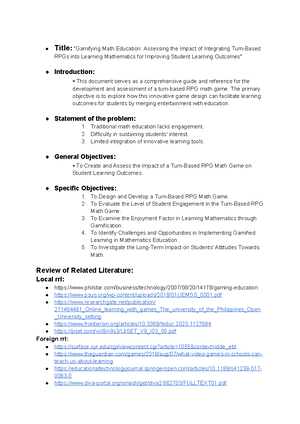 Capstone Project 1 (IT6398) Prelim Quiz 1 - Started on Thursday, 19 ...