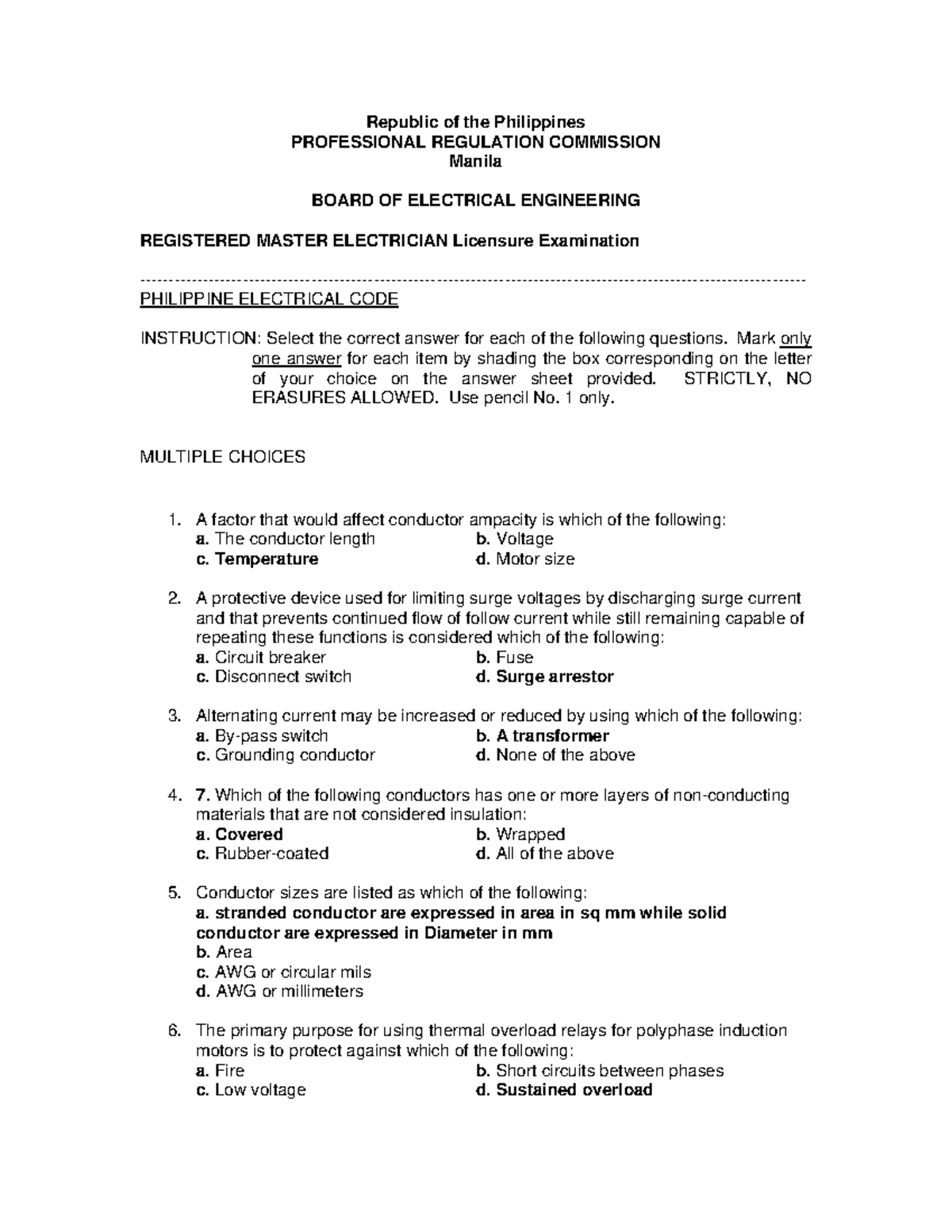 PEC- Board-1 RME Licensure Exam Reviewer: Essential Q&A Guide - Studocu