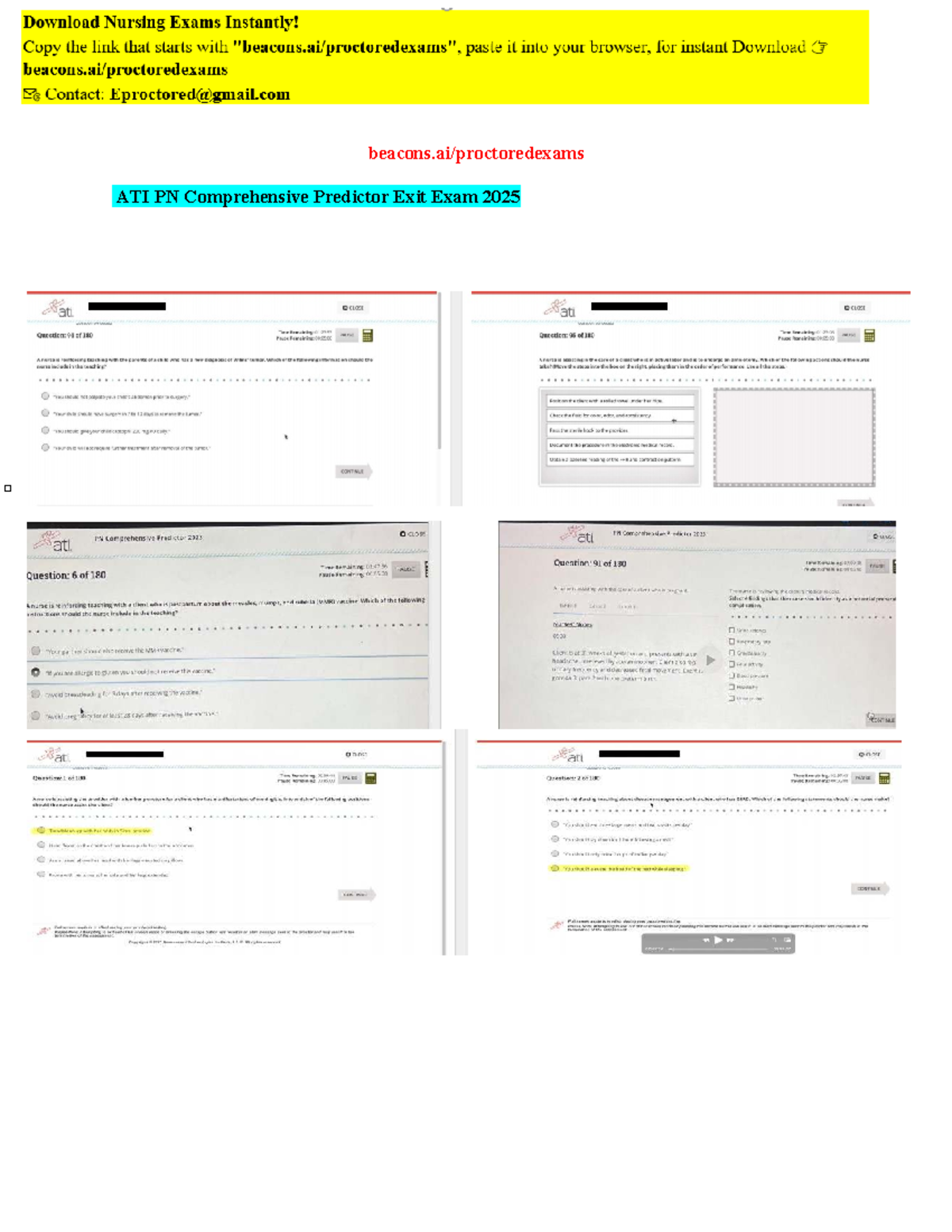 2025 ATI PN Comprehensive Predictor Exit Retake Exam Study Guide - Studocu