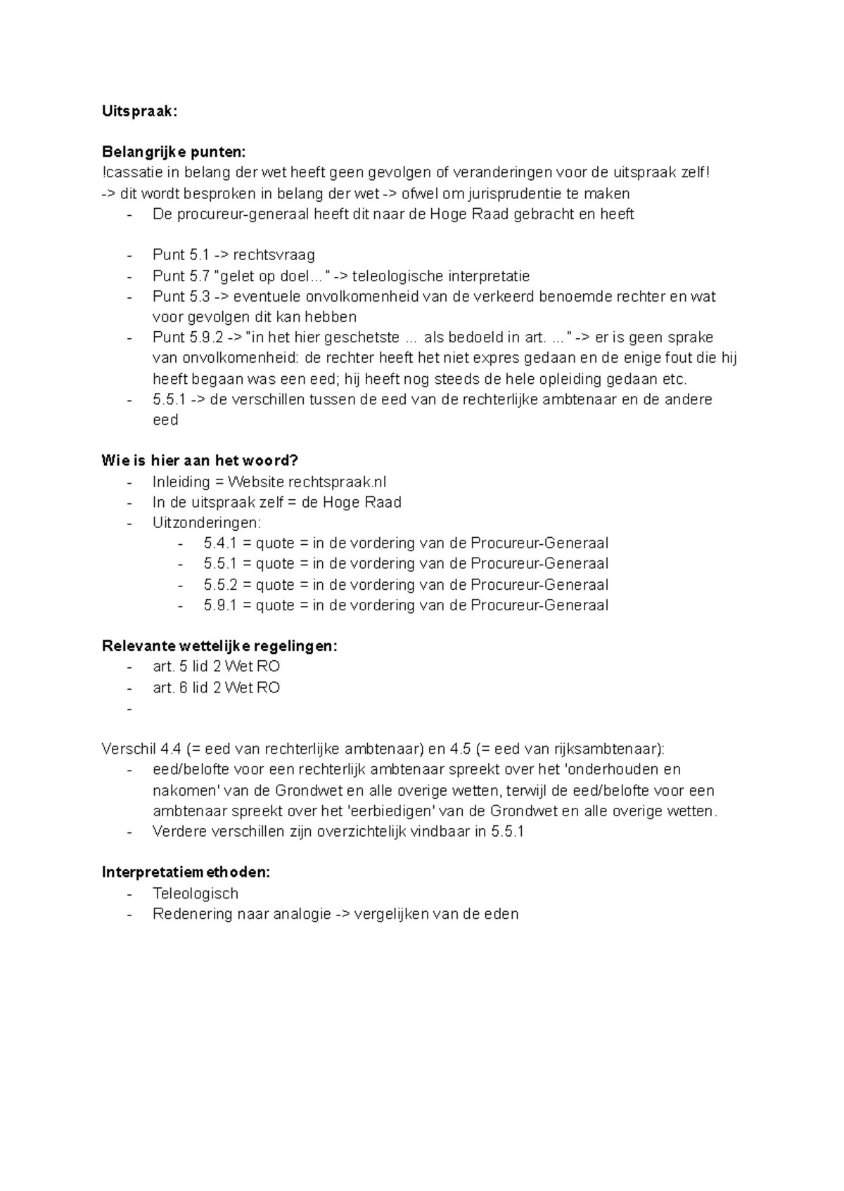 IRW Toetsingsverbod en Jurisprudentie: Analyse en Interpretaties ...