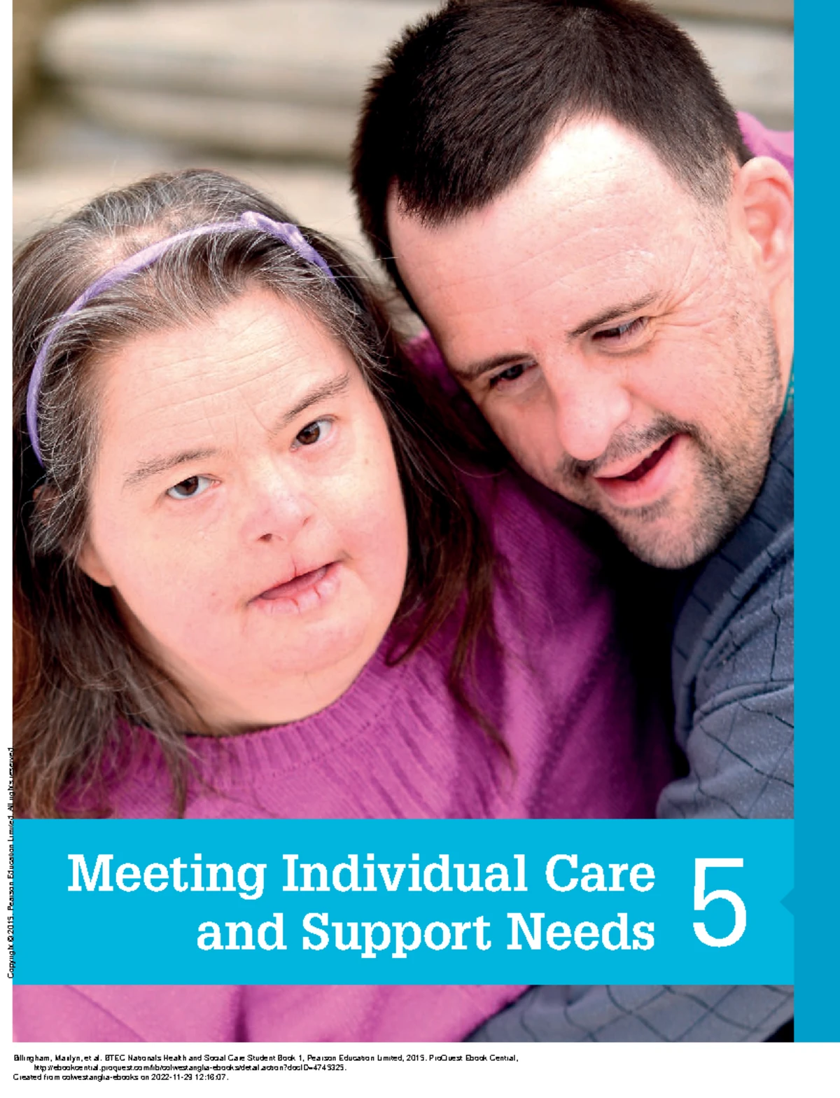 Meeting Individual Care and Support Needs - Unit 5 - Studocu