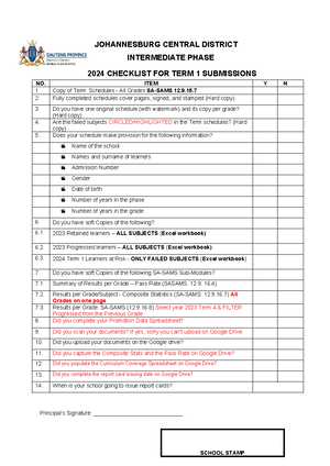 J2 Post-Moderation Tool - POST MODERATION PROCESS AND CHECKLIST I. POST ...