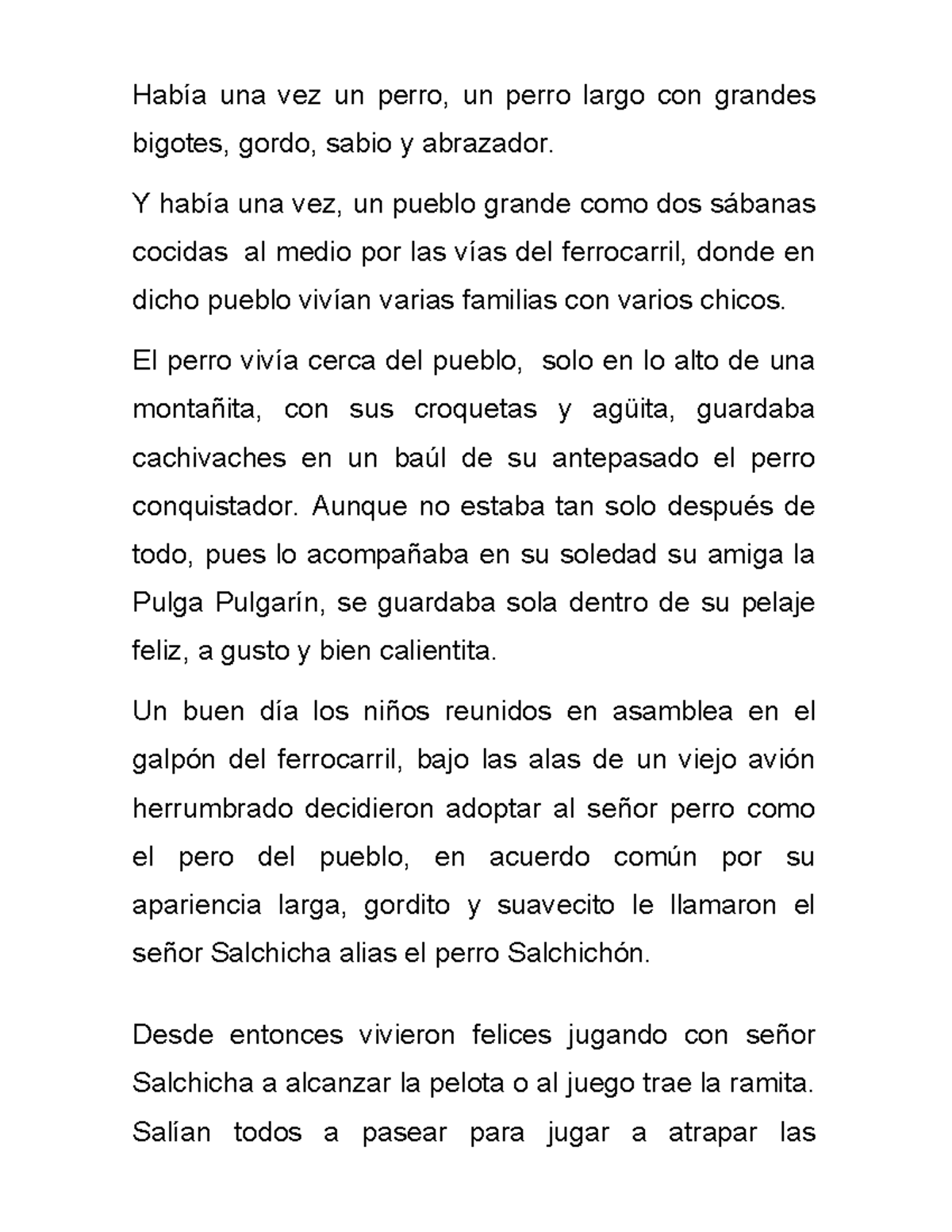 El perro volador y sus aventuras mágicas - Lenguaje y literatura - Studocu