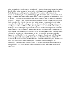 Assgn 2 -Iconographic Anaylsis Spr 2022 - 1 Art History 110 Fall 2022 Instructions ASSIGN NO. 2 ...