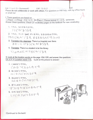 Final exam review jpn 101 - JPN101 Final Exam Oral Section: Sample ...