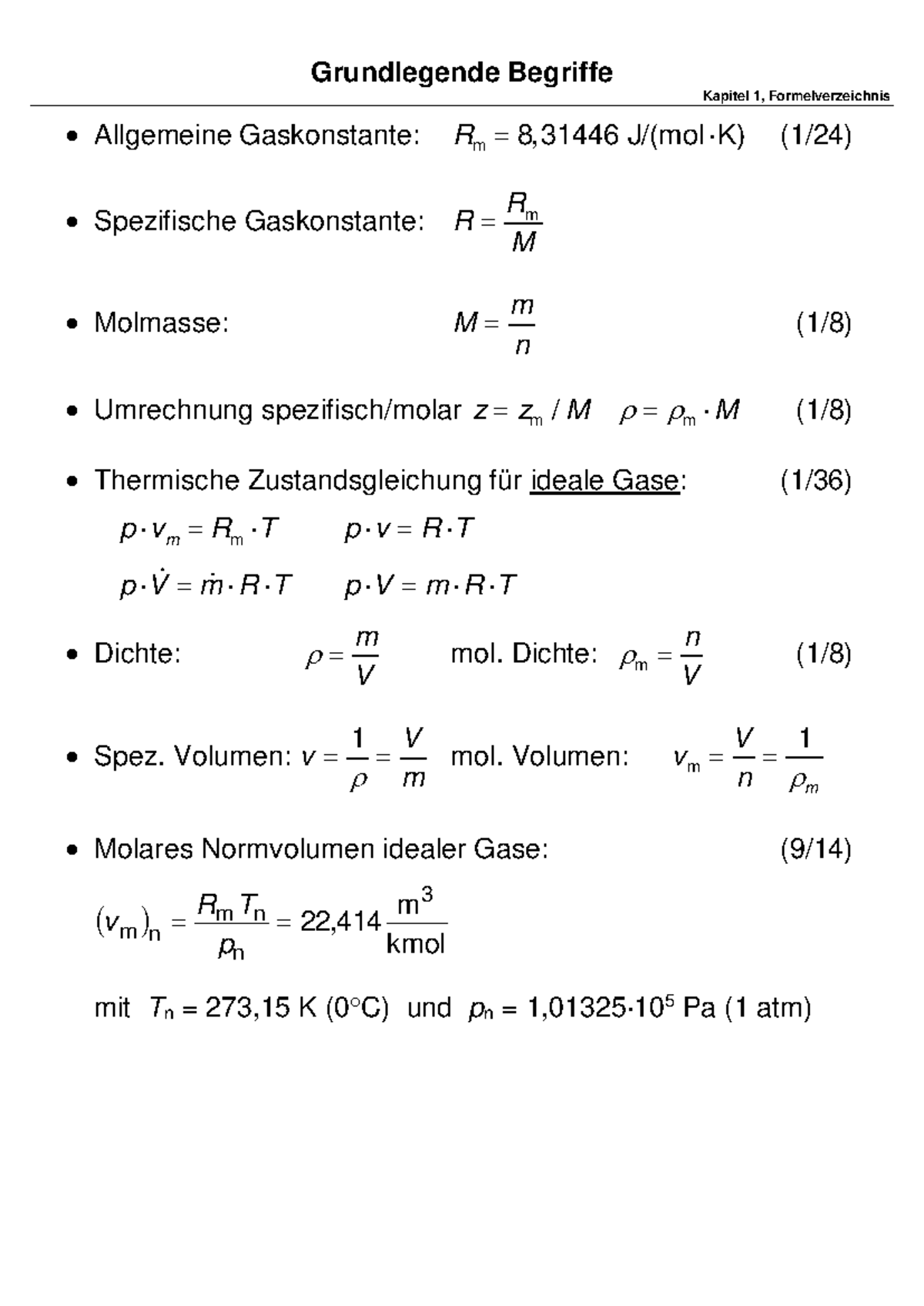 Formelsammlung So Se 2021 - Grundlegende Begriffe Kapitel 1 ...