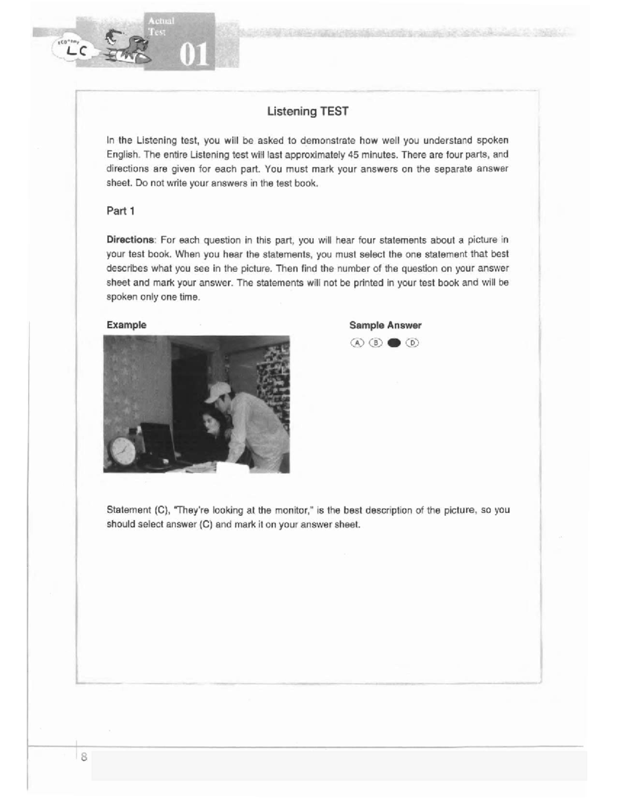 Listening Test ECOnomy LC 01: Understanding Spoken English - Studocu