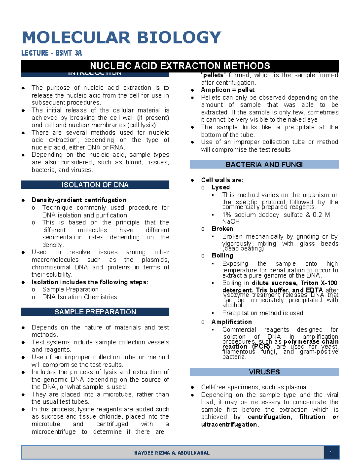 Premid Molbio Trans ( Nucleic ACID Extraction Methods) - MOLECULAR ...