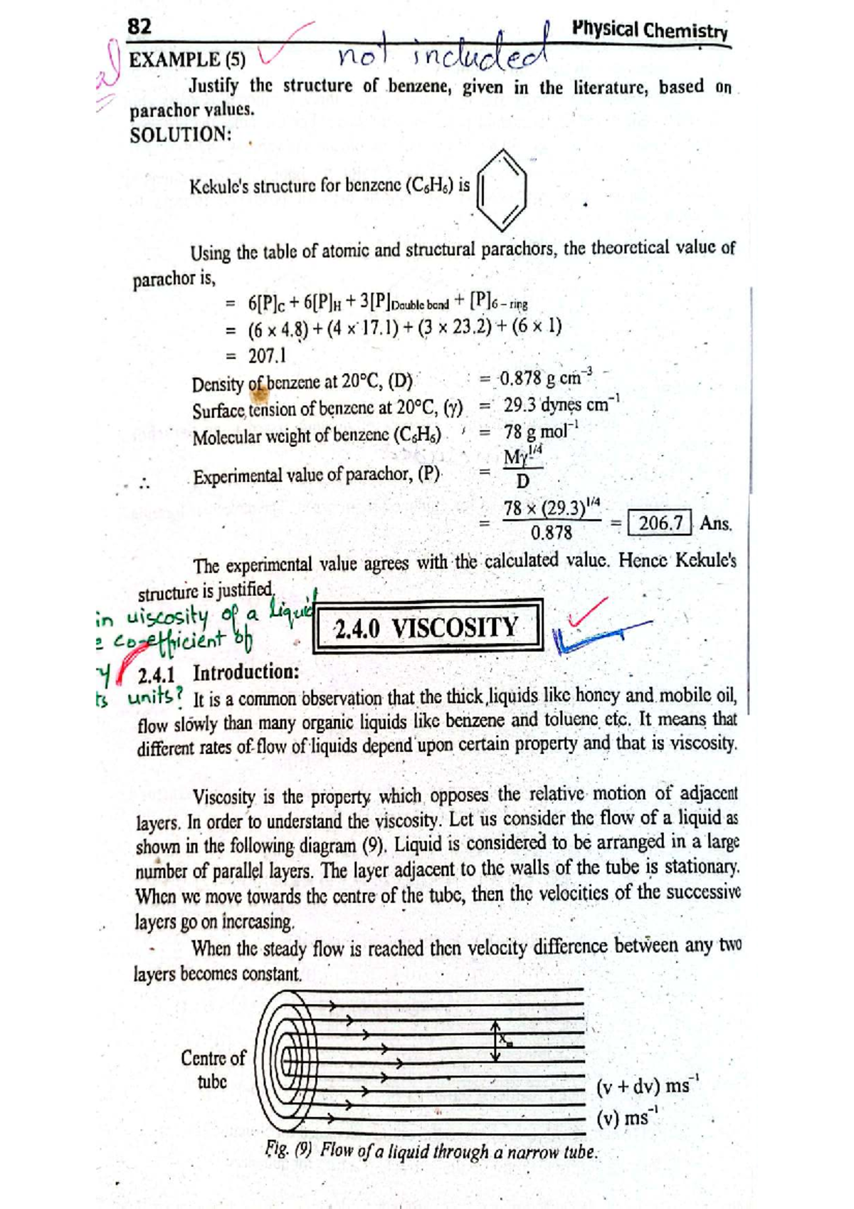 Viscosity and Refractive Index in Physical Chemistry (82) - Studocu