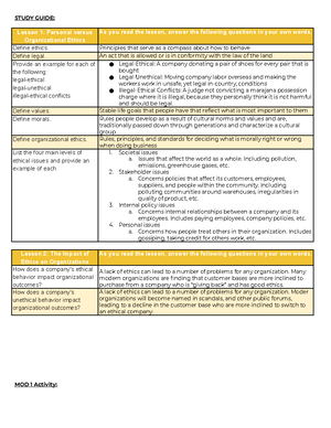 Pre Assessment Exam - PRE-ASSESSMENT: FUNDAMENTALS FOR SUCCESS IN ...