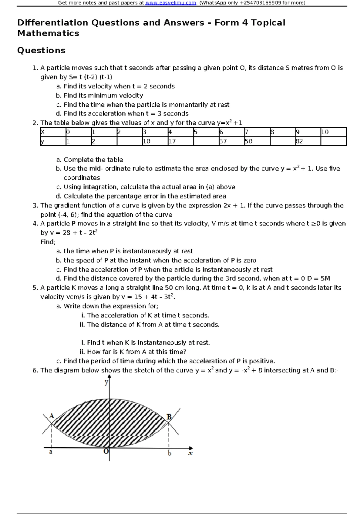 Longitudes and Latitudes Questions and Answers - Form 4 Topical ...