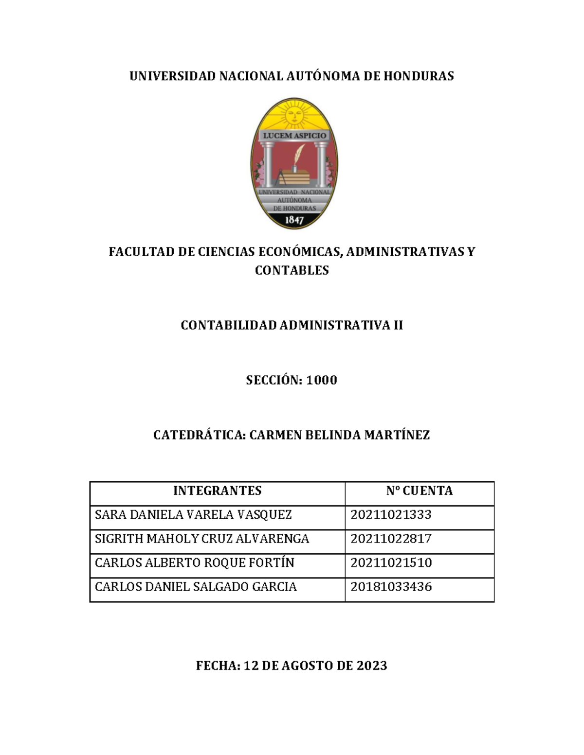Caso Ramipadi - UNIVERSIDAD NACIONAL AUT”NOMA DE HONDURAS FACULTAD DE CIENCIAS ECON”MICAS, - Studocu