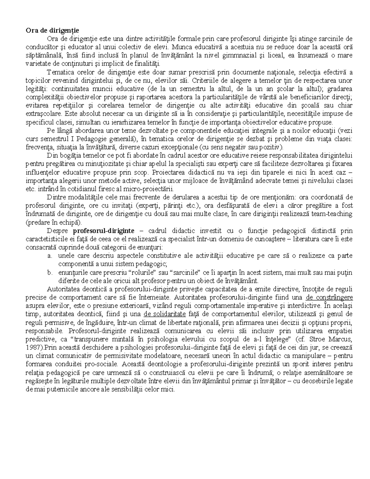 Dirigenţie - Proiect Didactic: Vorbind cu Adolescenţii despre Fumat ...