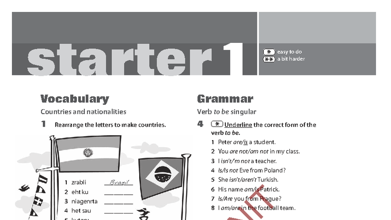 Real Life Workbook - Vocabulary & Grammar Exercises (ELEGLB 7099) - Studocu