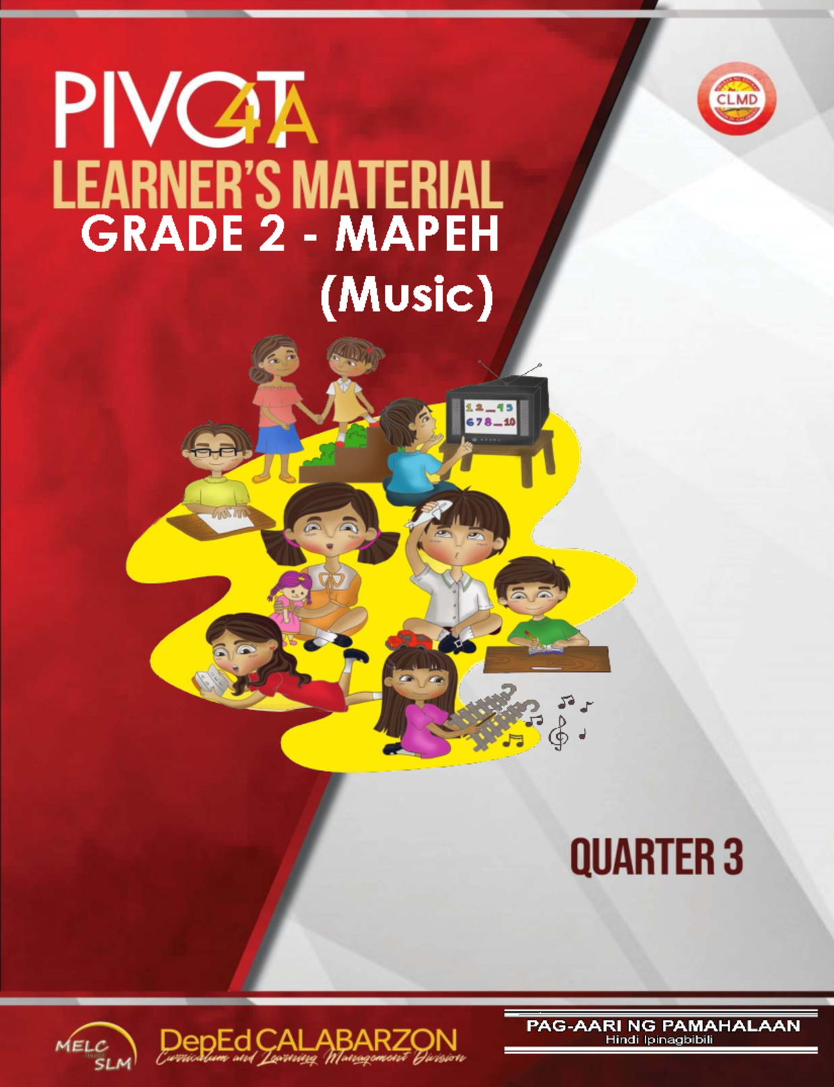 PIVOT 4A CALABARZON Music G2 WEEK 1-4 Lesson Plans and Activities - Studocu