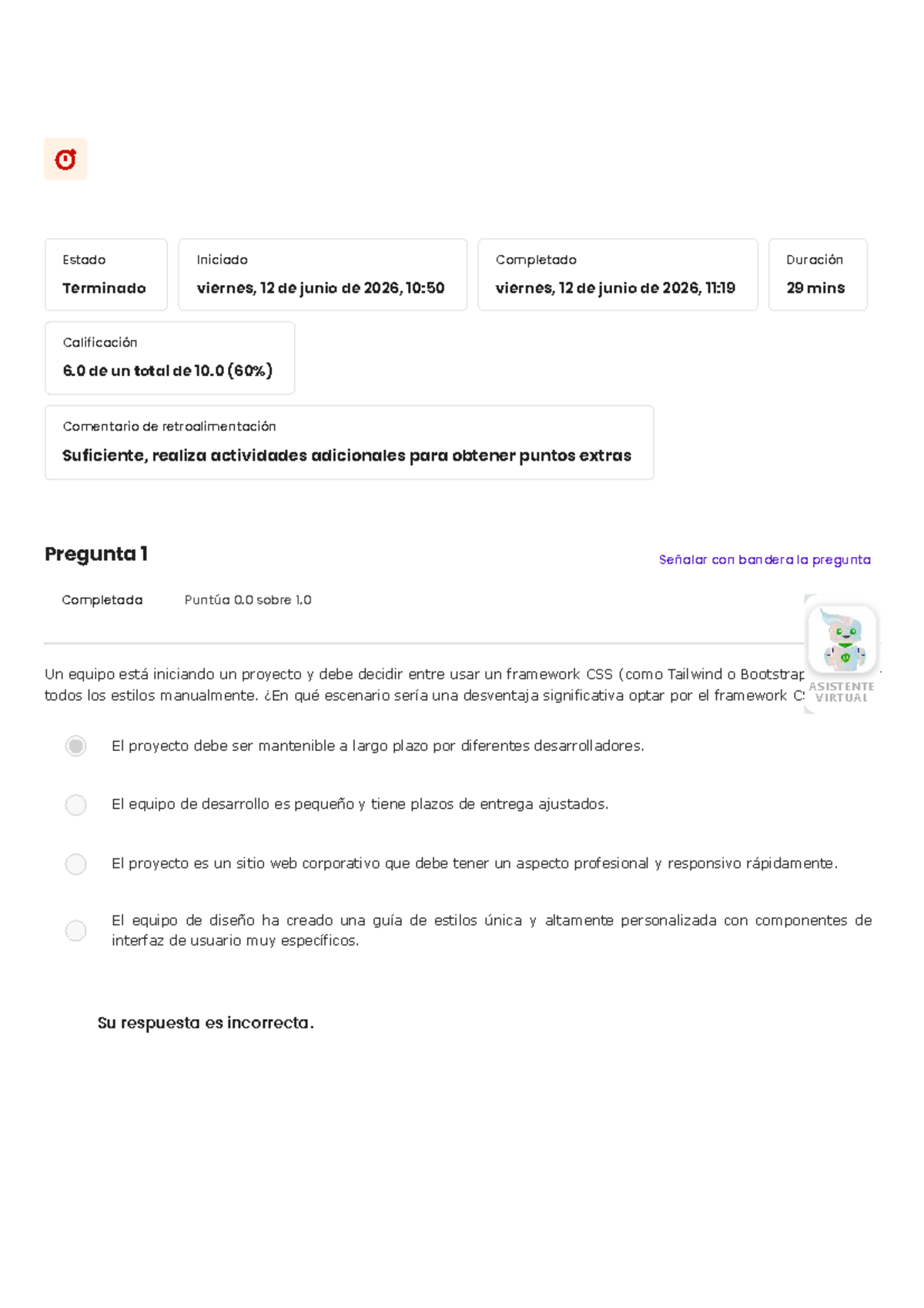 Desarrollo de Páginas Web SEM06: Respuestas y Comentarios del Examen ...