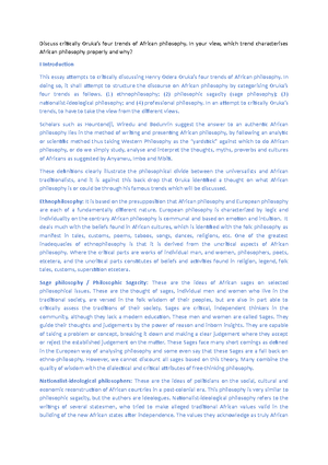 Osuagwu - An essay guide - Osuagwu's four factors characterizing ...